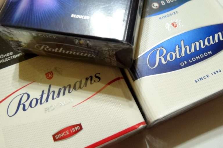Tasting Rothmans cigarettes. - CigsSpot