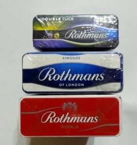 Tasting Rothmans cigarettes. - CigsSpot
