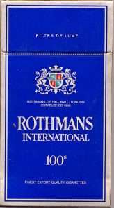 From the history of cigarette brands: Rothmans. - CigsSpot