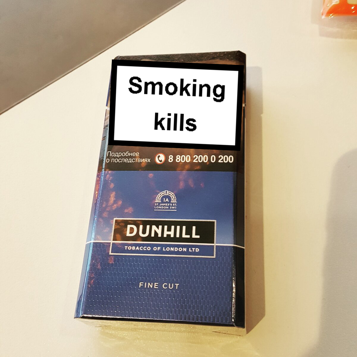 Tasting of Dunhill Fine Cut "Master Blend" cigarettes - CigsSpot